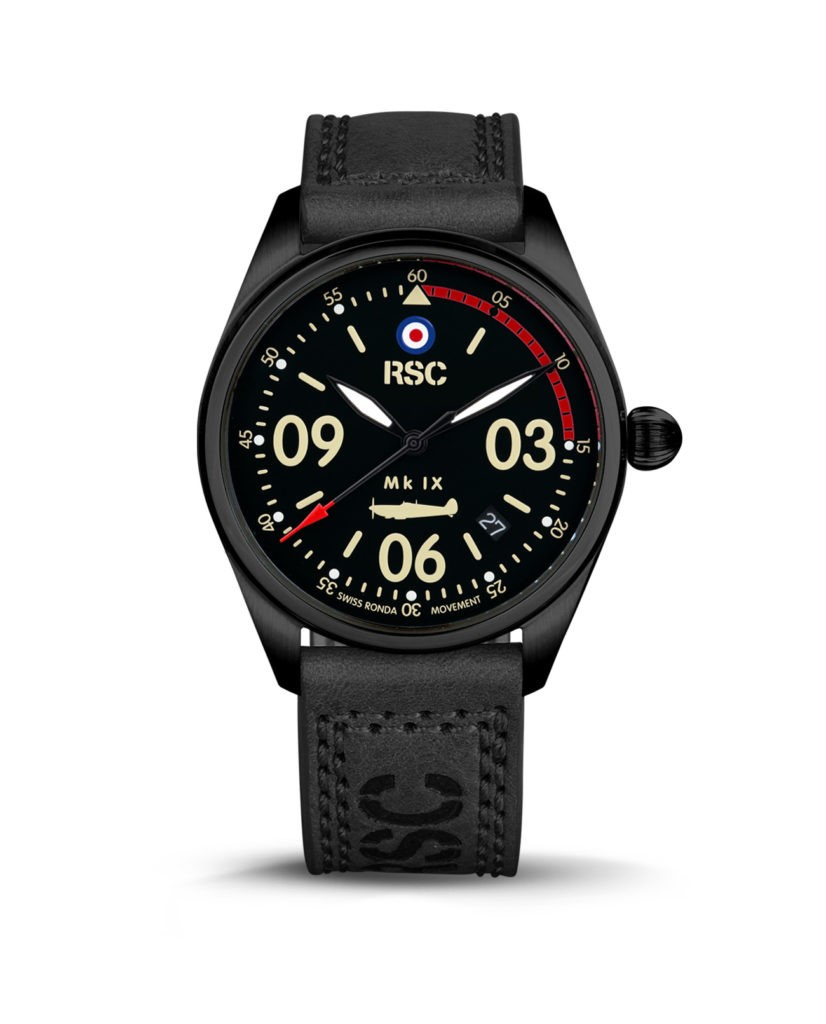 Spitfire Pilot Watch - Swiss Mov - Sapphire Crystal - 6Y Warranty