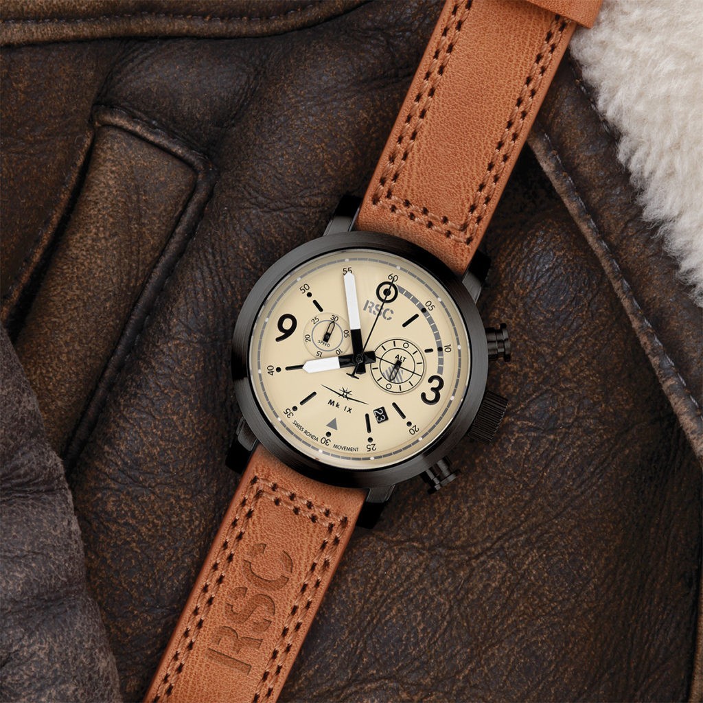 Spitfire Pilot Watch - Swiss mov - Sapphire Crystal - 6Y Warranty